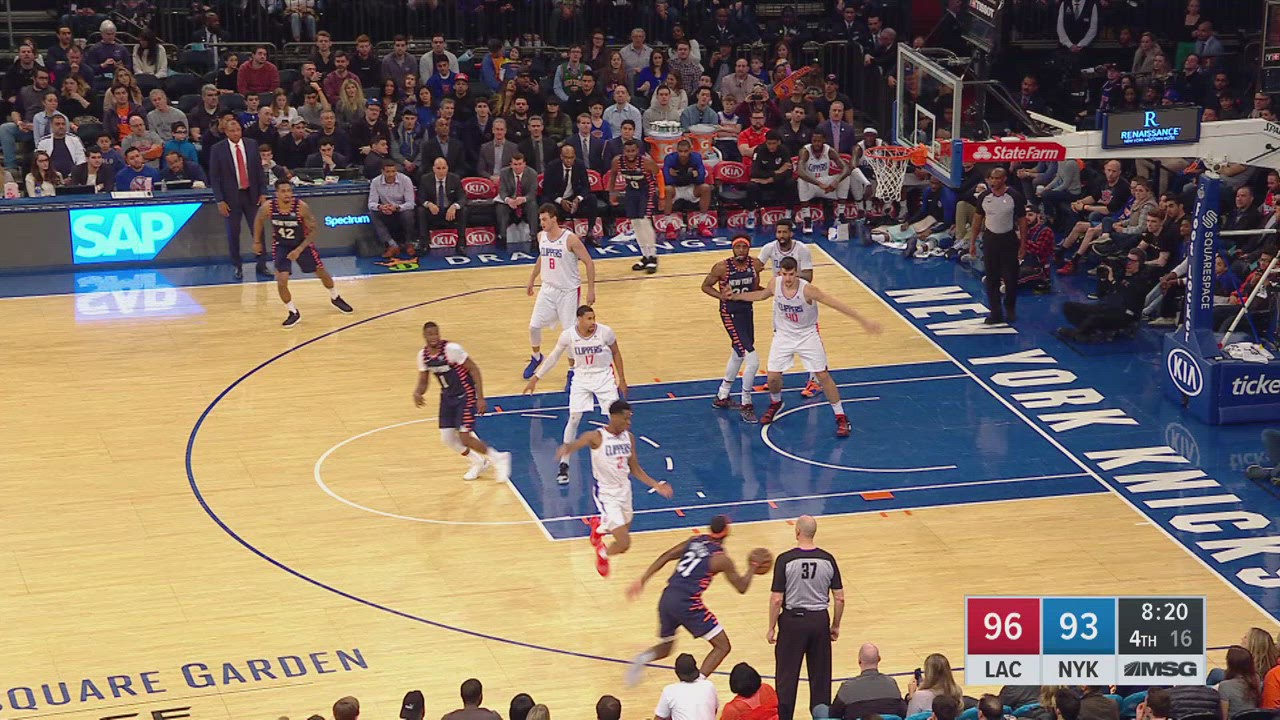 Two-Point/Three-Point Field Goal: Clippers @ Knicks | NBA Official