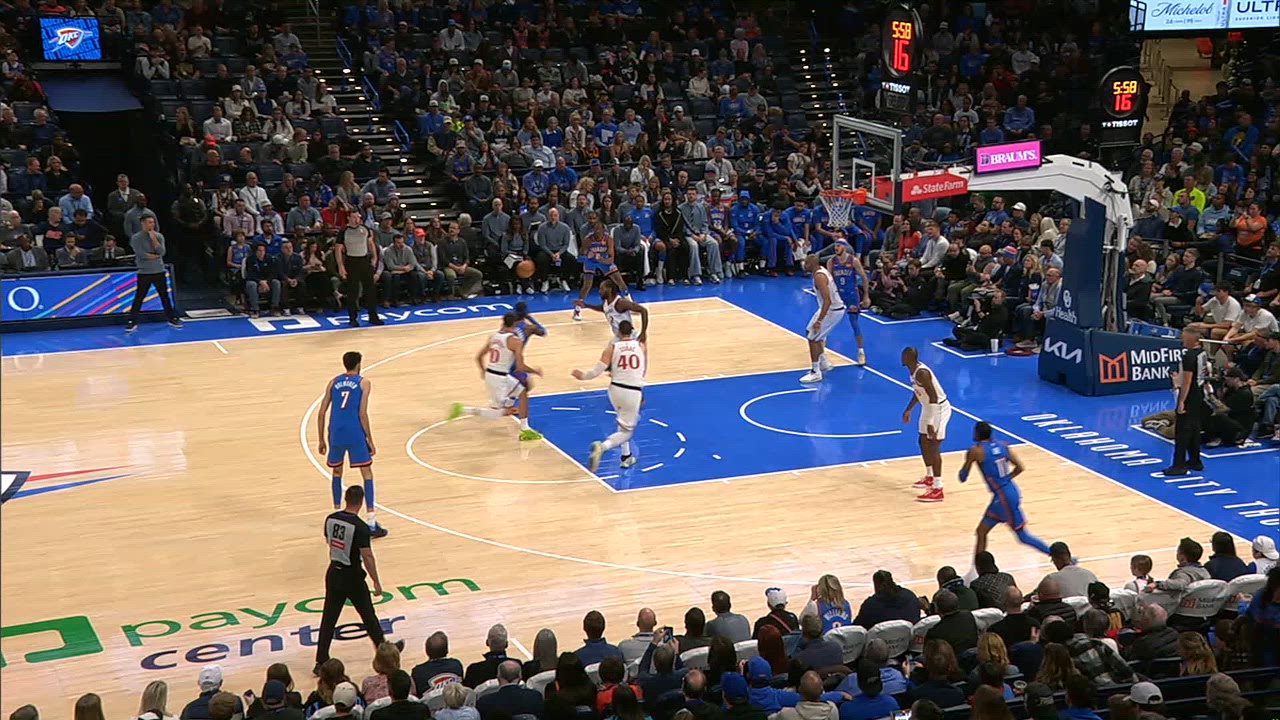 Two-Point/Three-Point Field Goal: Clippers @ Thunder | NBA Official