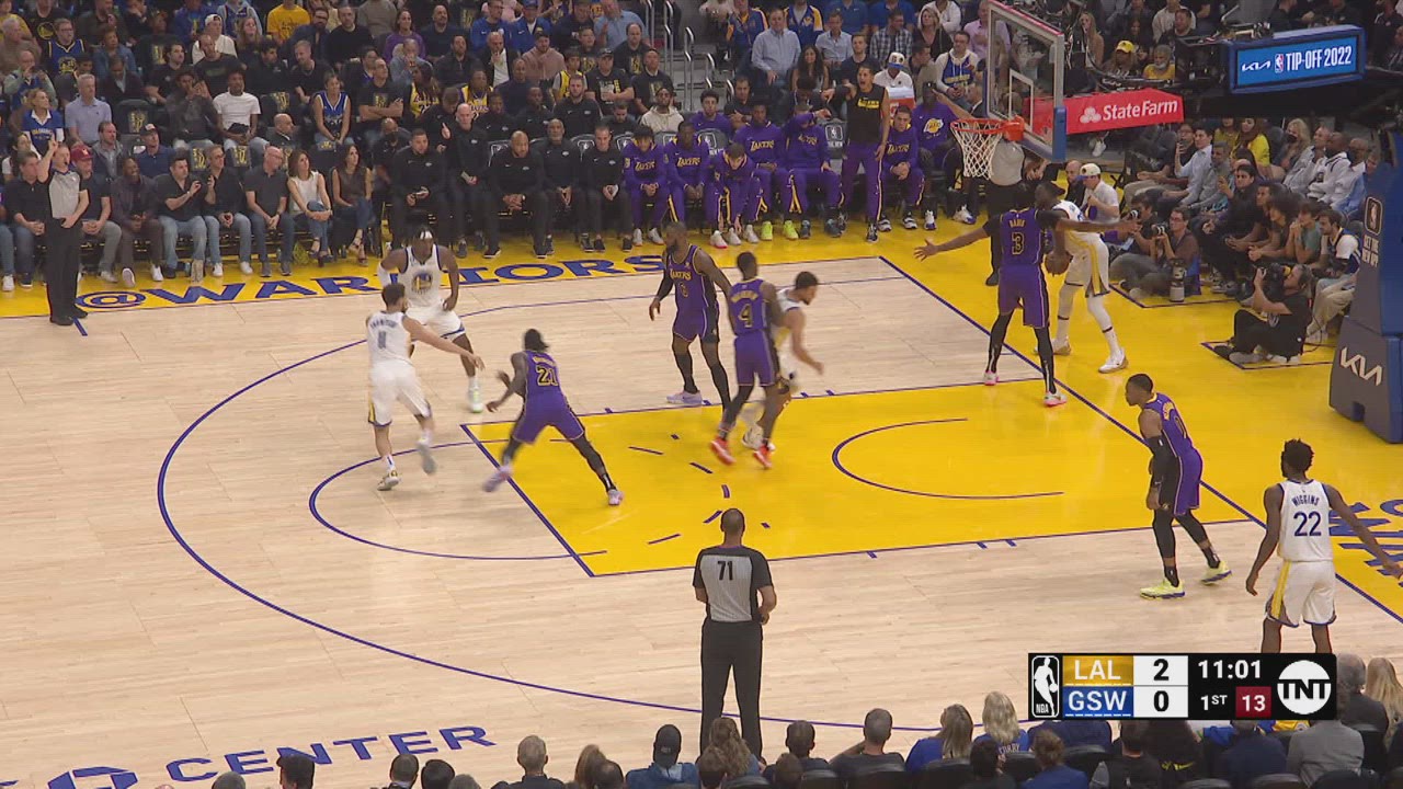 Two-Point/Three-Point Field Goal: Lakers @ Warriors | NBA Official