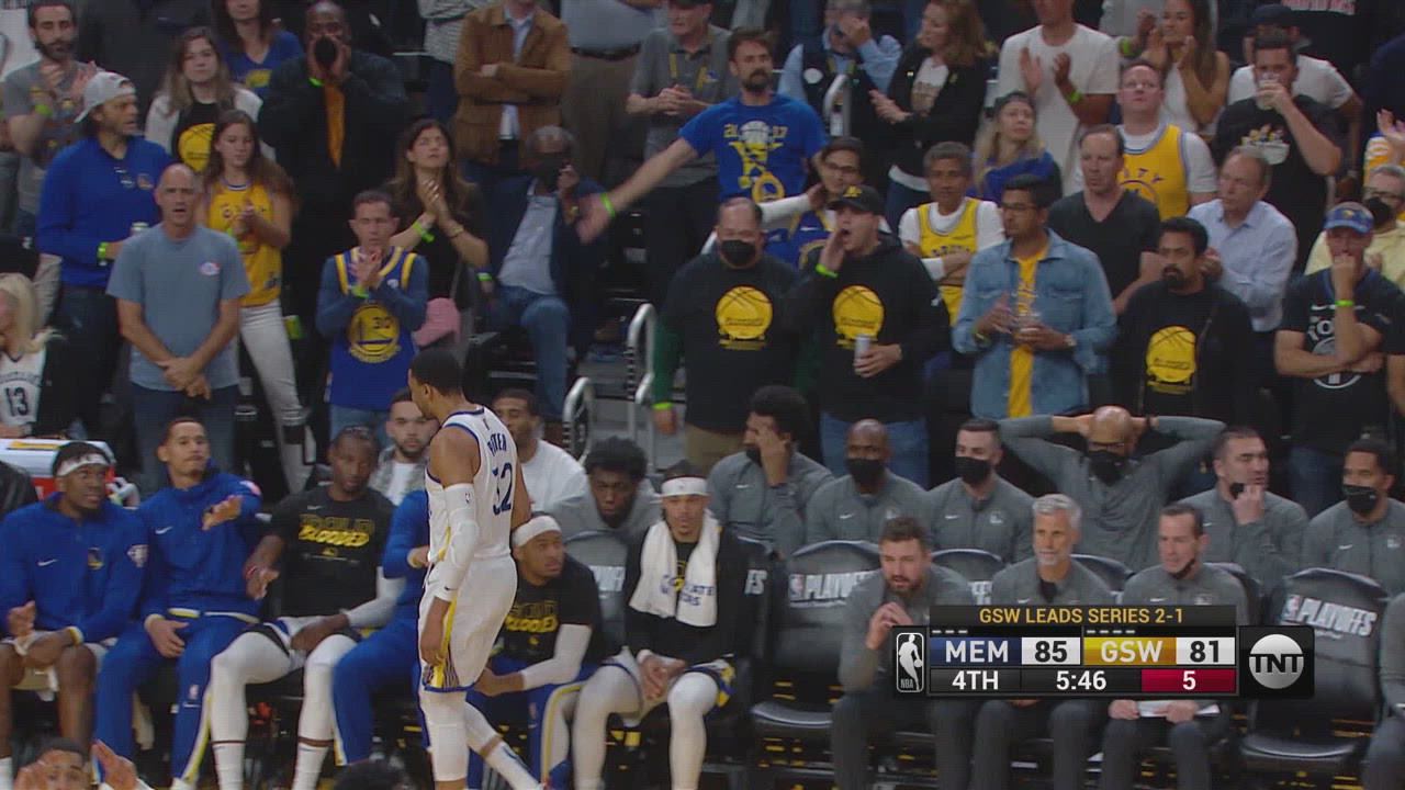 Two-Point/Three-Point Field Goal: Grizzlies @ Warriors | NBA Official