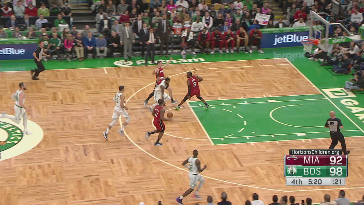 Two-Point/Three-Point Field Goal: Heat @ Celtics | NBA Official