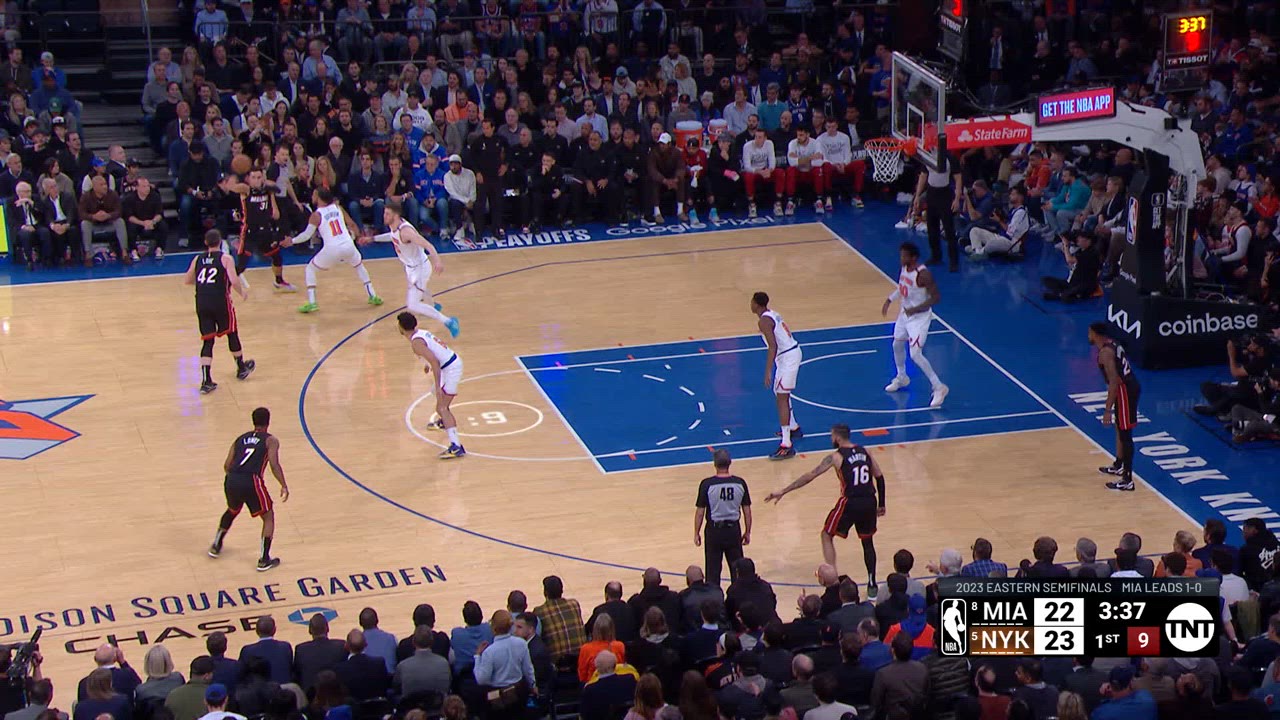 Two-Point/Three-Point Field Goal: Heat @ Knicks | NBA Official