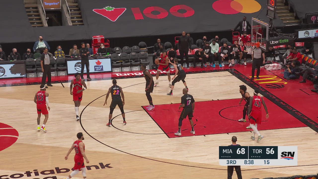 Two-Point/Three-Point Field Goal: Heat @ Raptors | NBA Official