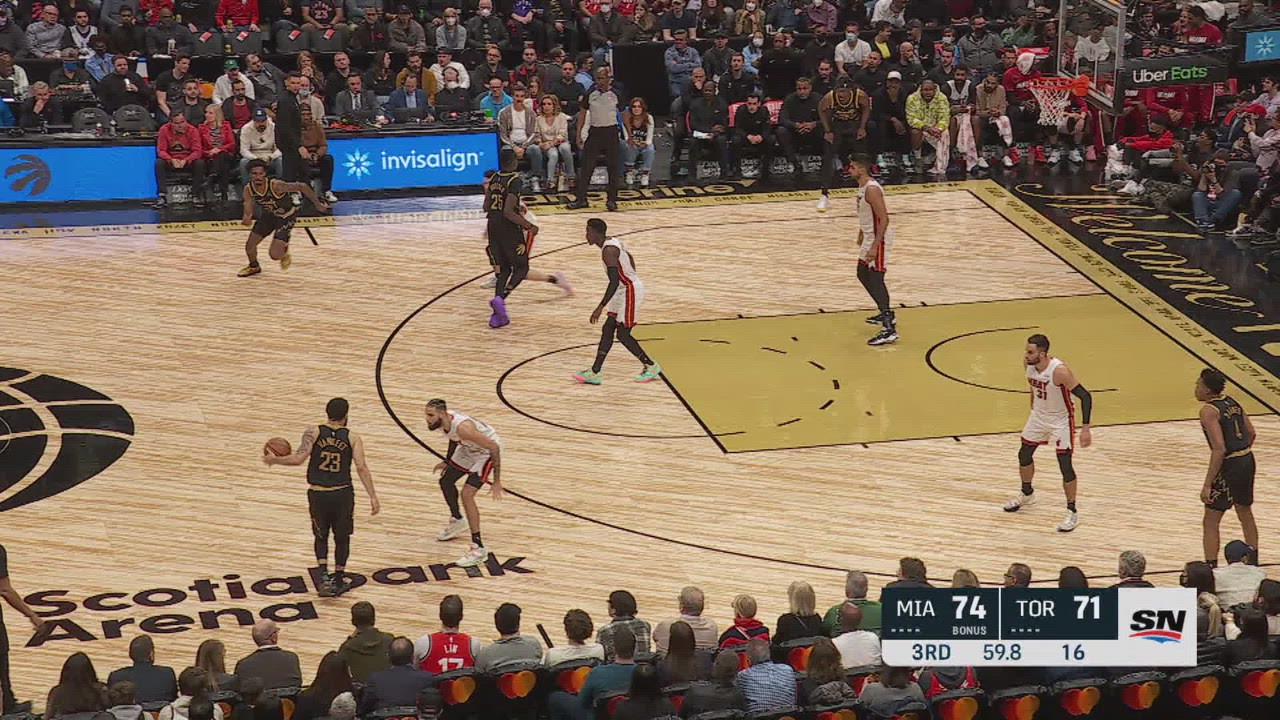 Two-Point/Three-Point Field Goal: Heat @ Raptors | NBA Official