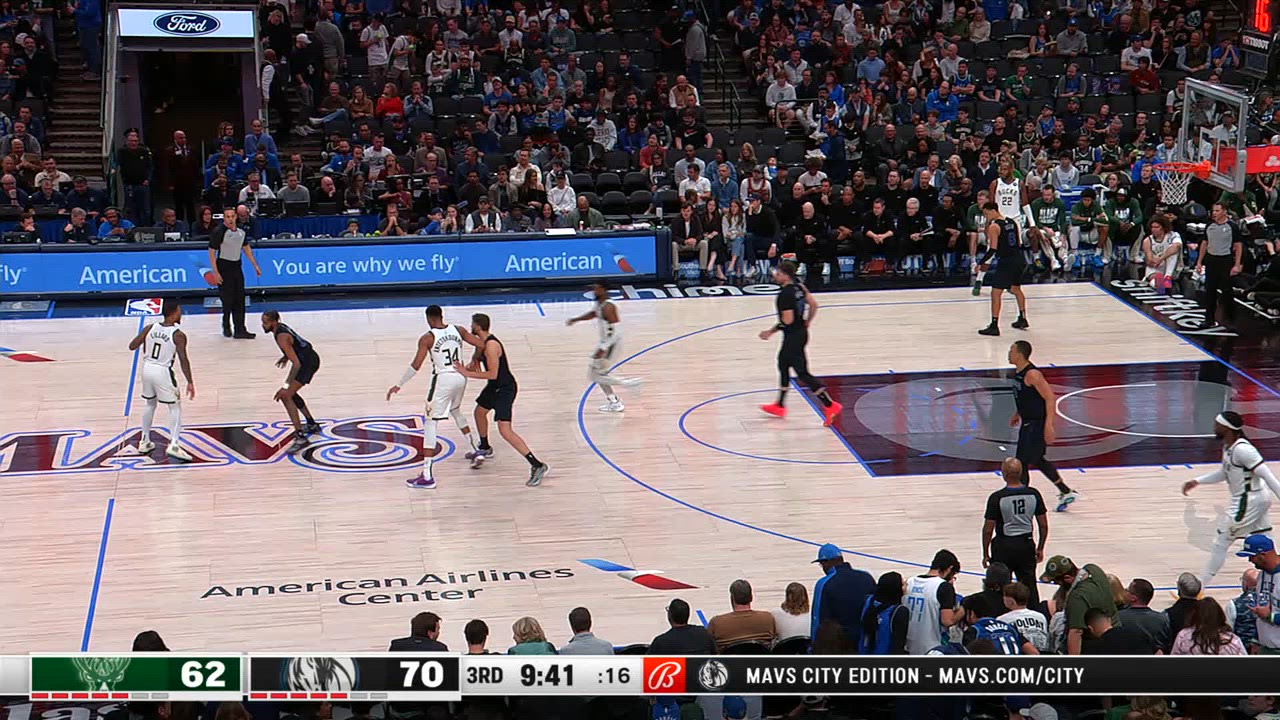 Two-Point/Three-Point Field Goal: Bucks @ Mavericks | NBA Official