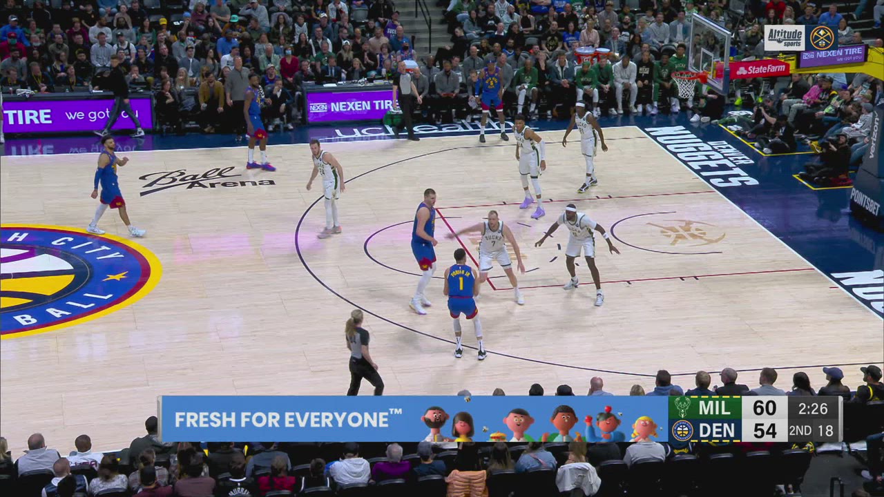 Two-Point/Three-Point Field Goal: Bucks @ Nuggets | NBA Official