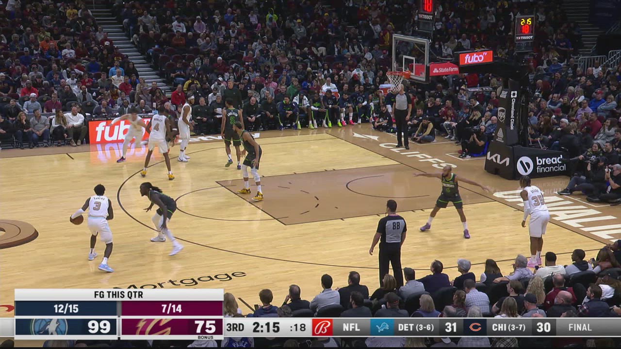 Two-Point/Three-Point Field Goal: Timberwolves @ Cavaliers | NBA Official