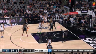 Two-Point/Three-Point Field Goal: Timberwolves @ Spurs | NBA Official