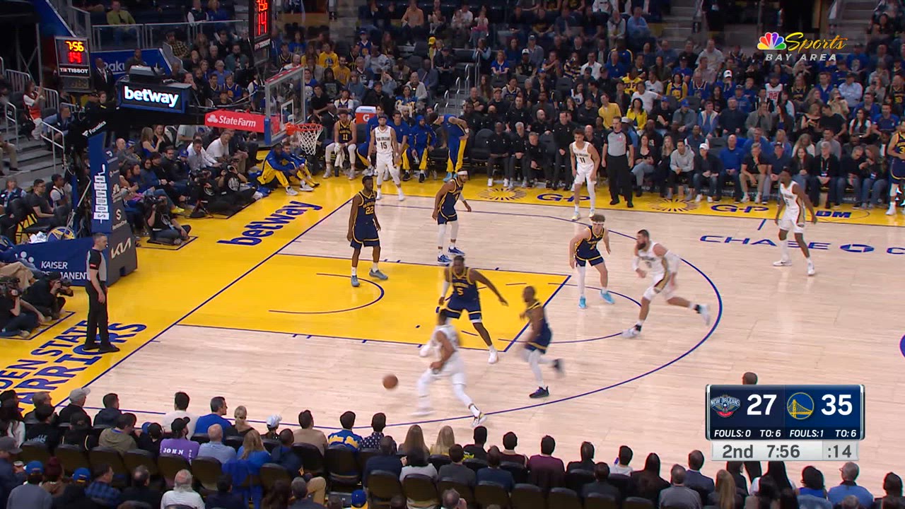 Two-Point/Three-Point Field Goal: Pelicans @ Warriors | NBA Official