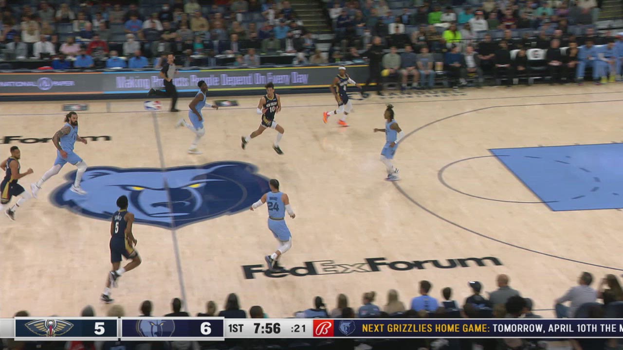 Two-Point/Three-Point Field Goal: Pelicans @ Grizzlies | NBA Official
