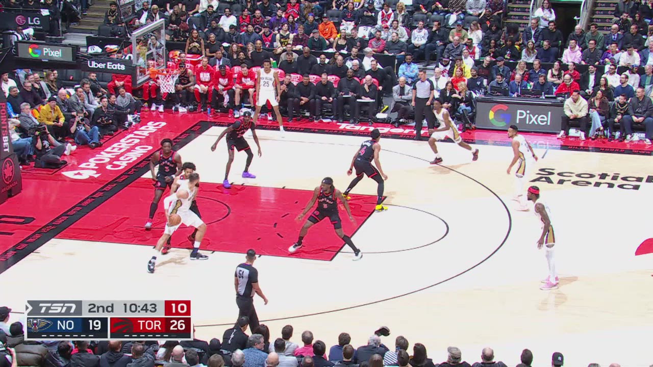 Two-Point/Three-Point Field Goal: Pelicans @ Raptors | NBA Official
