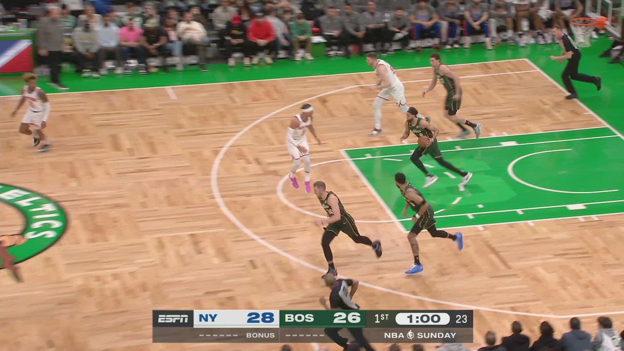 Two-Point/Three-Point Field Goal: Knicks @ Celtics | NBA Official