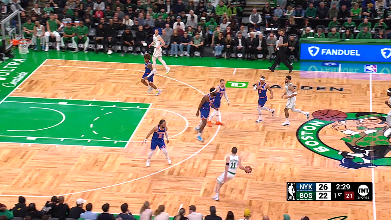 Two-Point/Three-Point Field Goal: Knicks @ Celtics | NBA Official