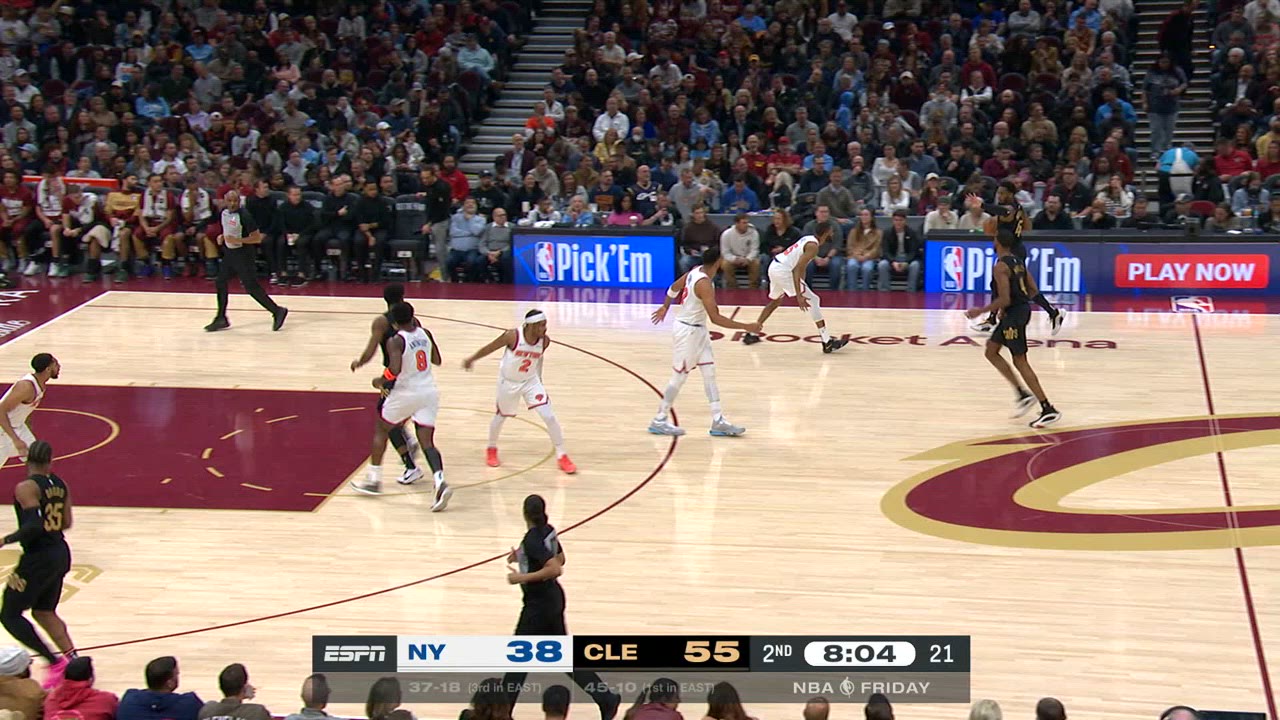 Two-Point/Three-Point Field Goal: Knicks @ Cavaliers | NBA Official