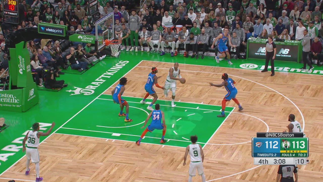 Two-Point/Three-Point Field Goal: Thunder @ Celtics | NBA Official