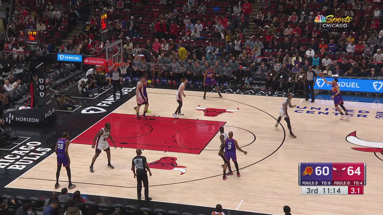 Two-Point/Three-Point Field Goal: Suns @ Bulls | NBA Official