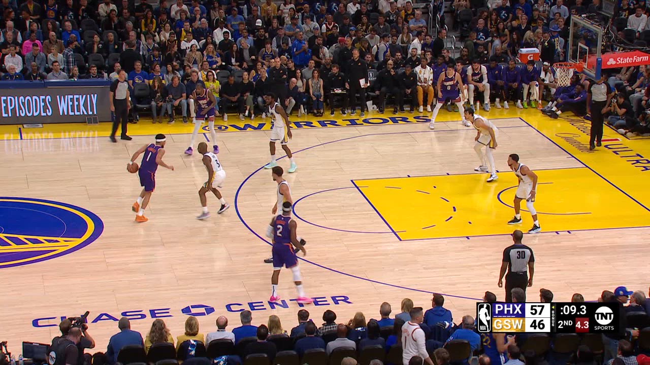 Two-Point/Three-Point Field Goal: Suns @ Warriors | NBA Official