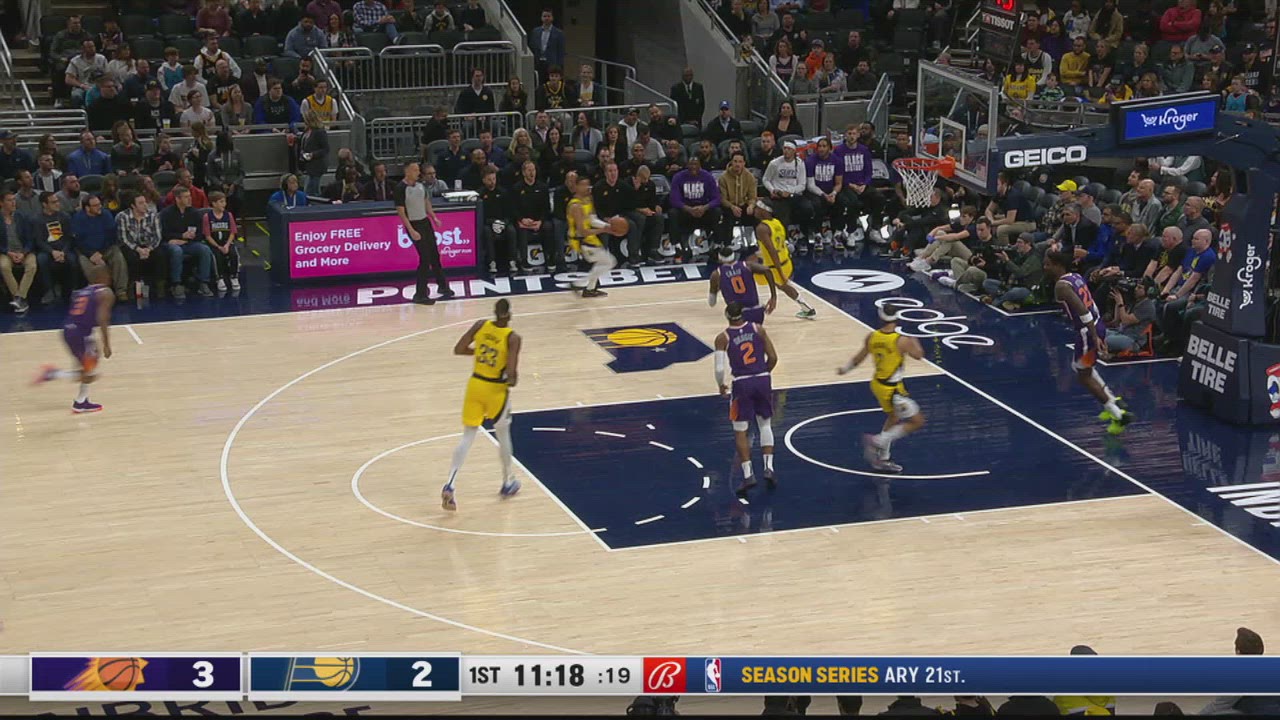 Two-Point/Three-Point Field Goal: Suns @ Pacers | NBA Official