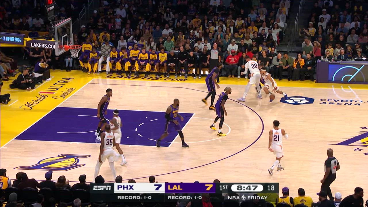 Two-Point/Three-Point Field Goal: Suns @ Lakers | NBA Official