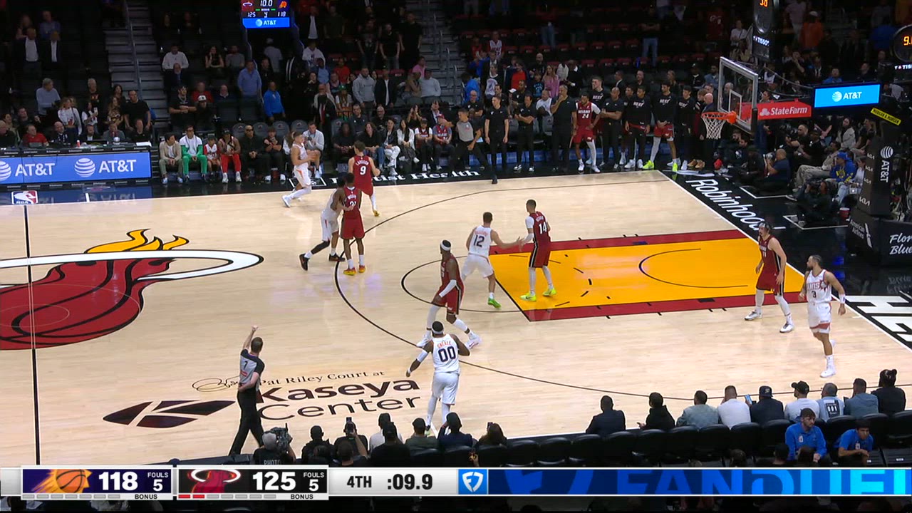 Two-Point/Three-Point Field Goal: Suns @ Heat | NBA Official