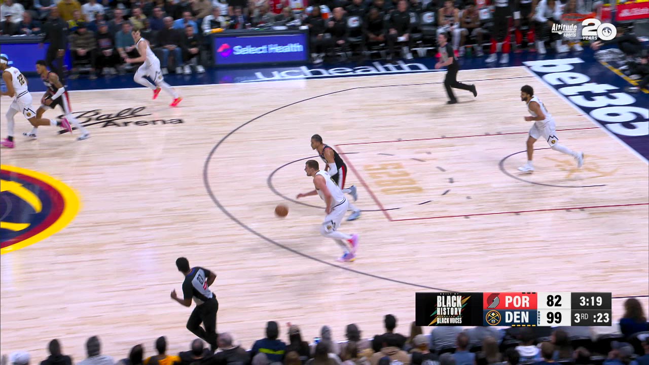 Two-Point/Three-Point Field Goal: Trail Blazers @ Nuggets | NBA Official