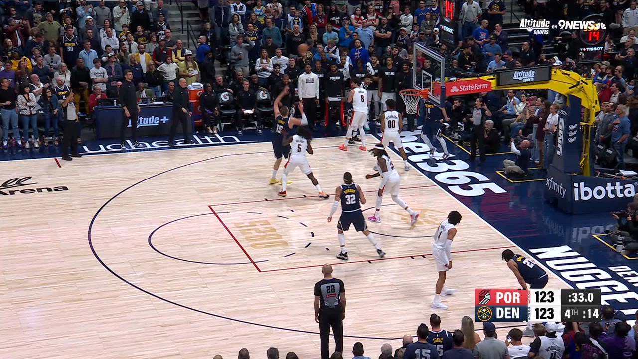 Two-Point/Three-Point Field Goal: Trail Blazers @ Nuggets | NBA Official
