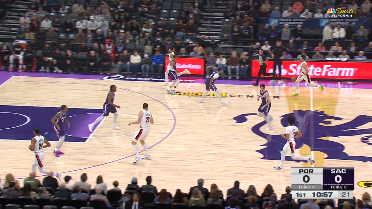 Two-Point/Three-Point Field Goal: Trail Blazers @ Kings | NBA Official
