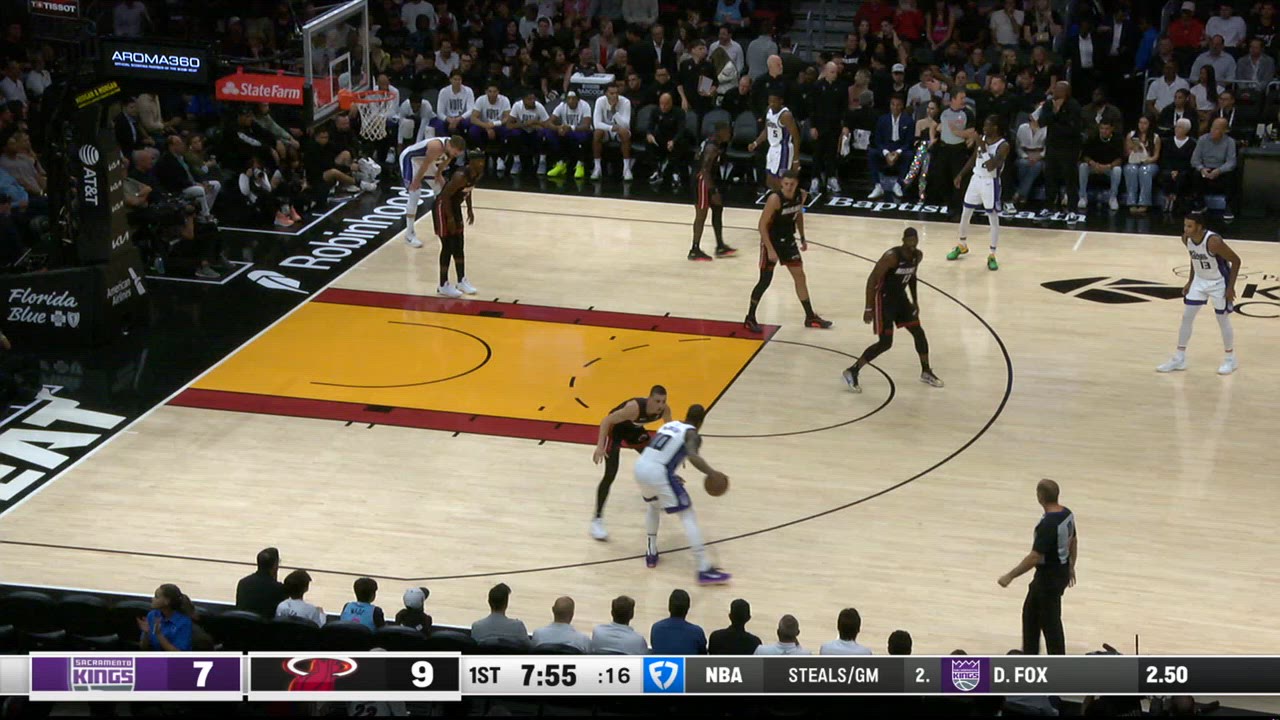 Two-Point/Three-Point Field Goal: Kings @ Heat | NBA Official