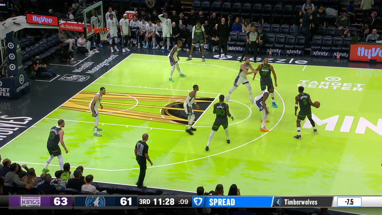 Two-Point/Three-Point Field Goal: Kings @ Timberwolves | NBA Official