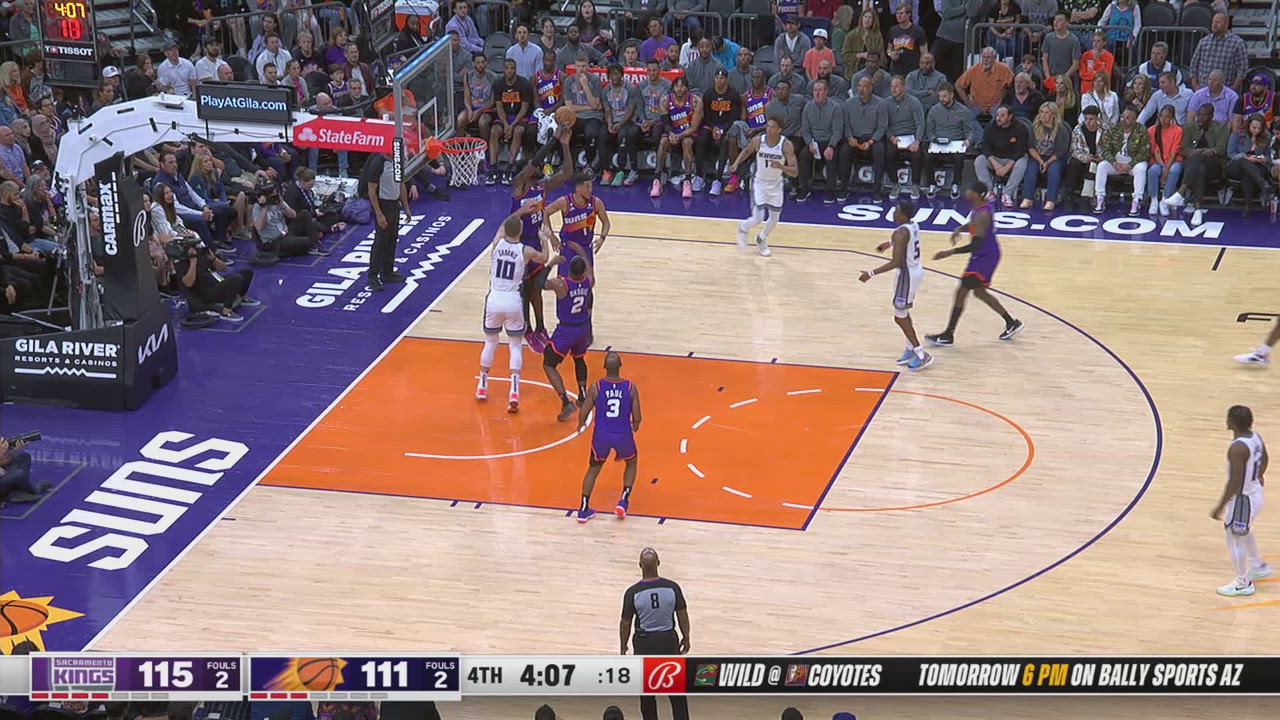 Two-Point/Three-Point Field Goal: Kings @ Suns | NBA Official