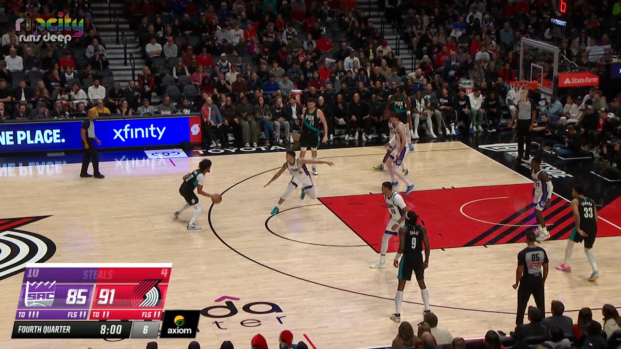 Two-Point/Three-Point Field Goal: Kings @ Trail Blazers | NBA Official