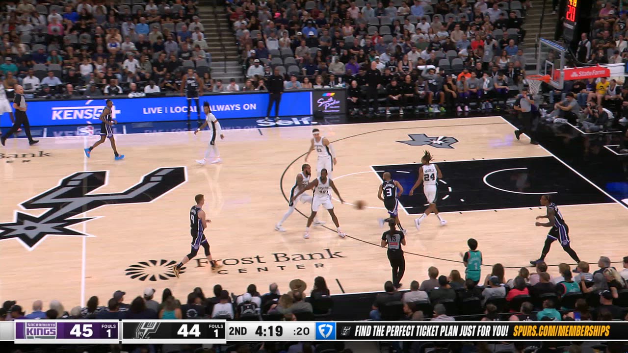 Two-Point/Three-Point Field Goal: Kings @ Spurs | NBA Official