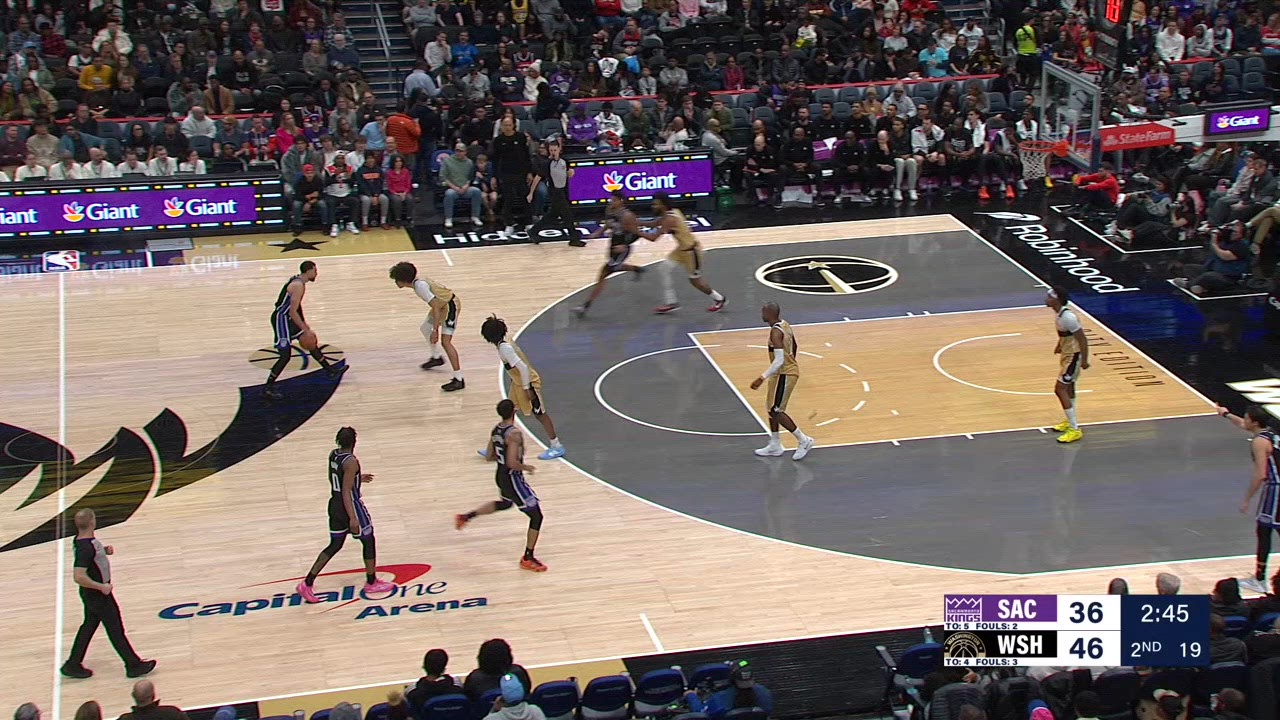 Two-Point/Three-Point Field Goal: Kings @ Wizards | NBA Official