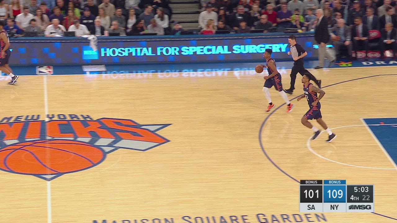 Two-Point/Three-Point Field Goal: Spurs @ Knicks | NBA Official