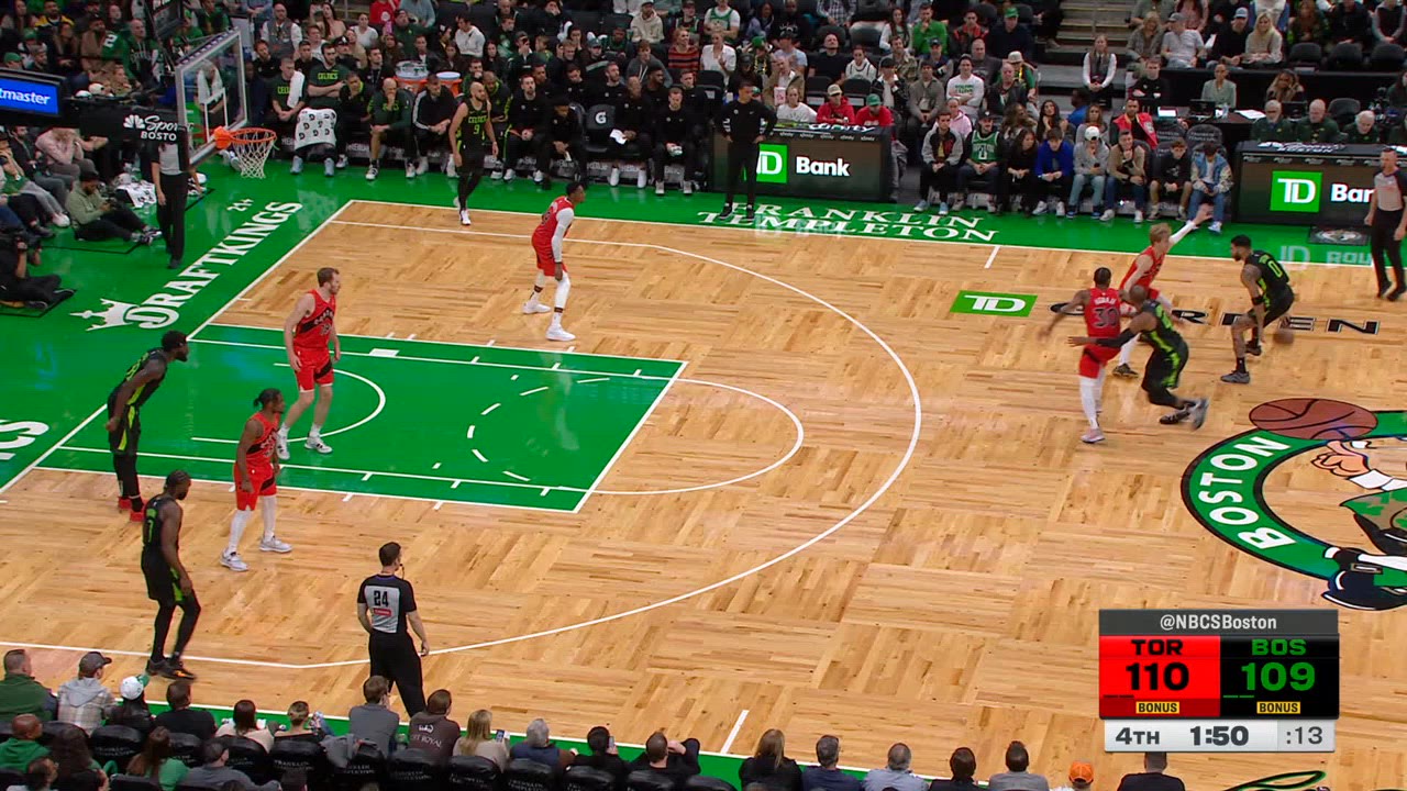Two-Point/Three-Point Field Goal: Raptors @ Celtics | NBA Official