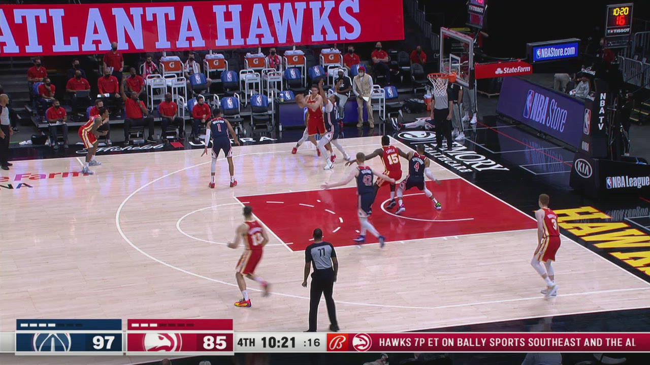Two-Point/Three-Point Field Goal: Wizards @ Hawks | NBA Official