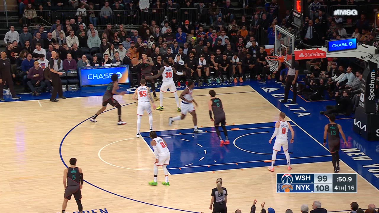 Two-Point/Three-Point Field Goal: Wizards @ Knicks | NBA Official