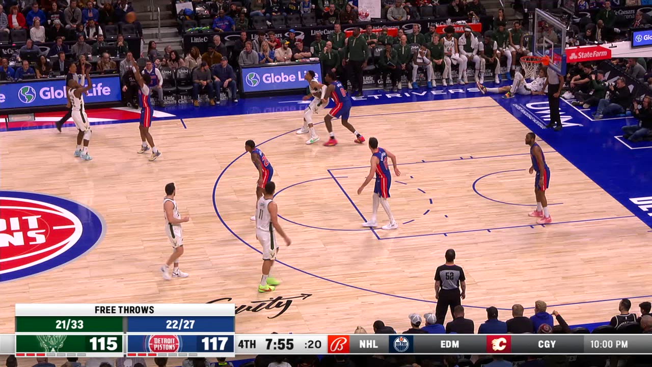 Challenge OOB: Bucks @ Pistons | NBA Official