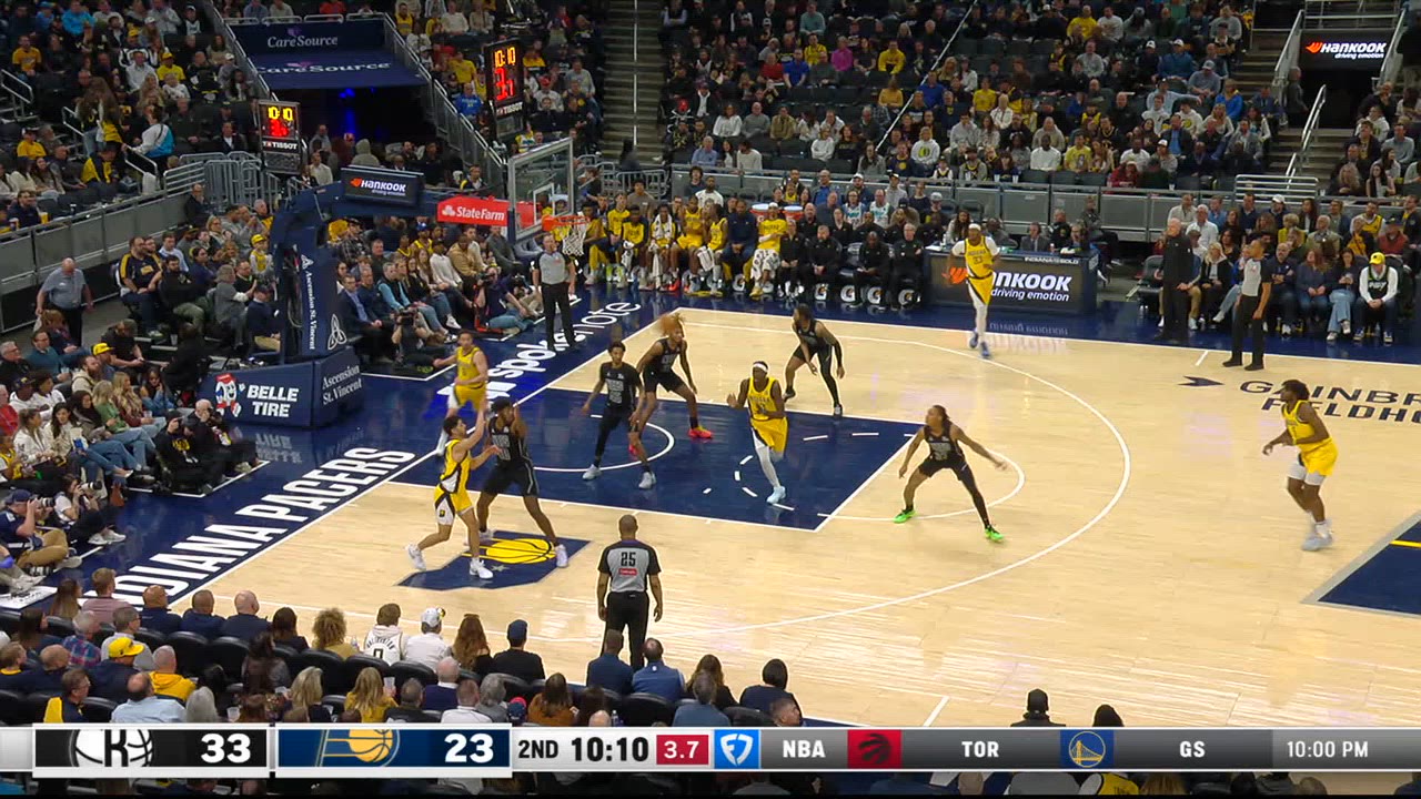 Shot Clock Violation: Nets @ Pacers | NBA Official