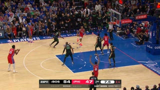 Shot Clock Violation: Celtics @ 76ers | NBA Official