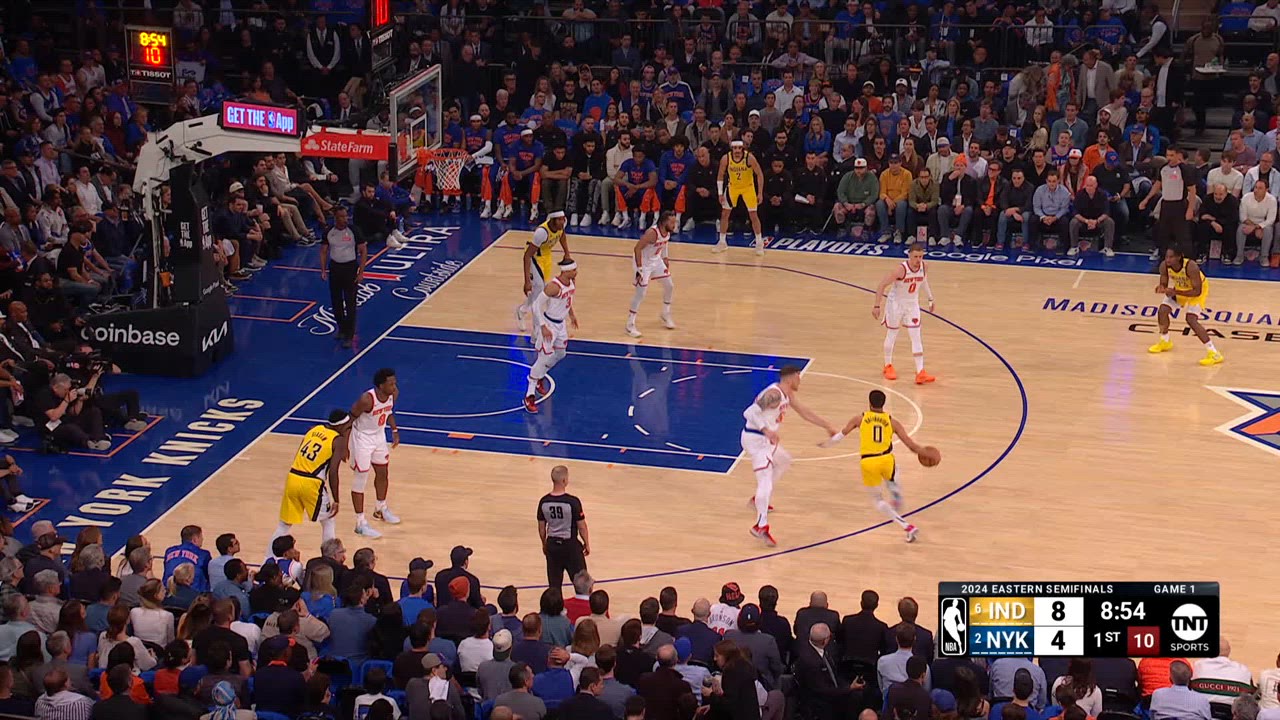 Shot Clock Violation: Pacers @ Knicks | NBA Official