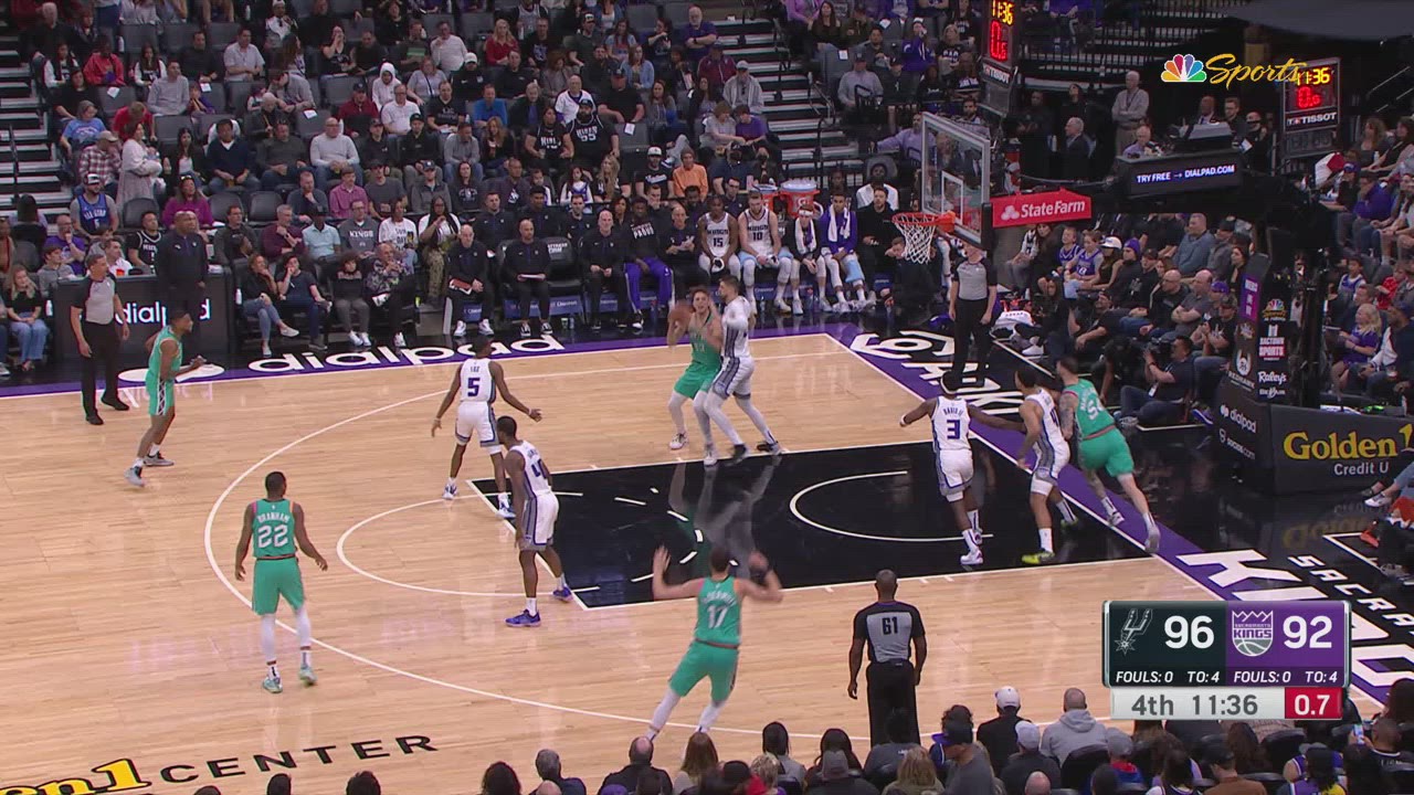 Shot Clock Violation: Spurs @ Kings | NBA Official