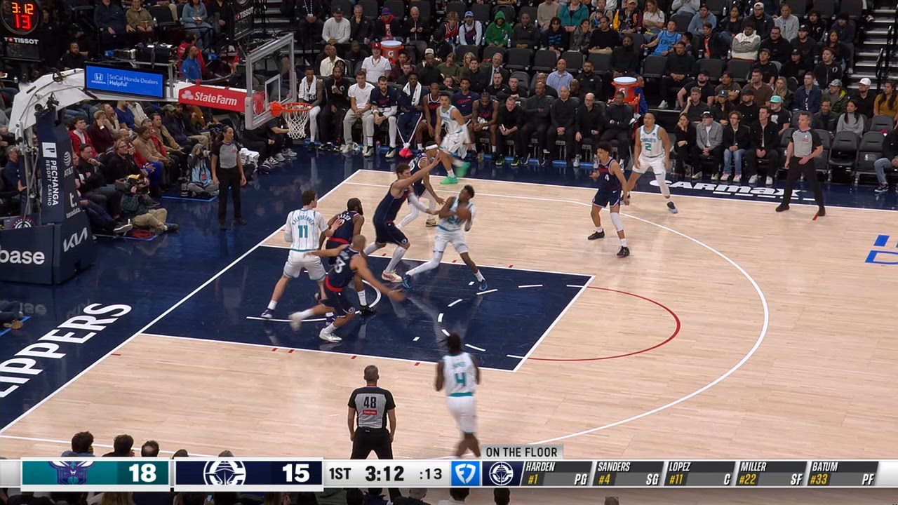 Clear-Path-To-The Basket-Foul: Hornets @ Clippers | NBA Official