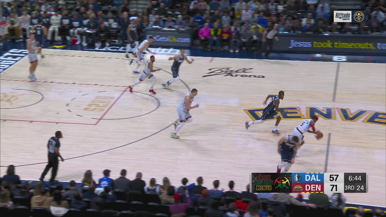 Clear-Path-To-The Basket-Foul: Mavericks @ Nuggets | NBA Official