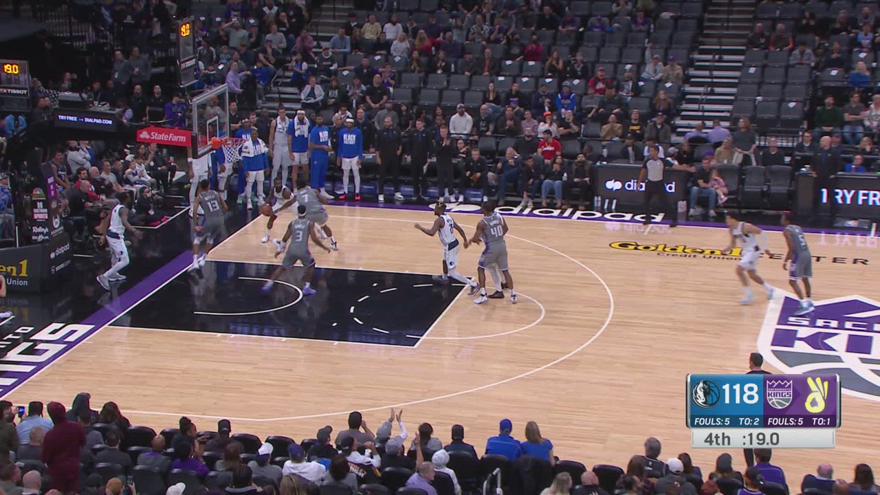 Clear-Path-To-The Basket-Foul: Mavericks @ Kings | NBA Official