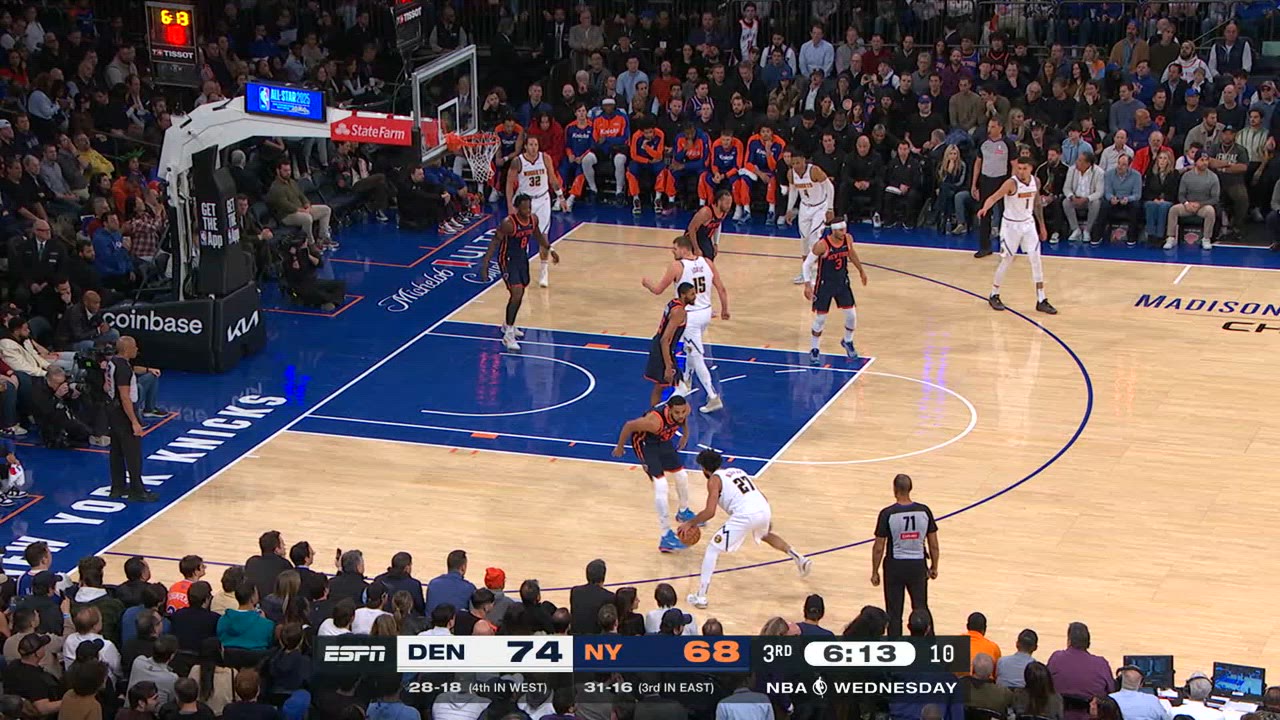 Clear-Path-To-The Basket-Foul: Nuggets @ Knicks | NBA Official