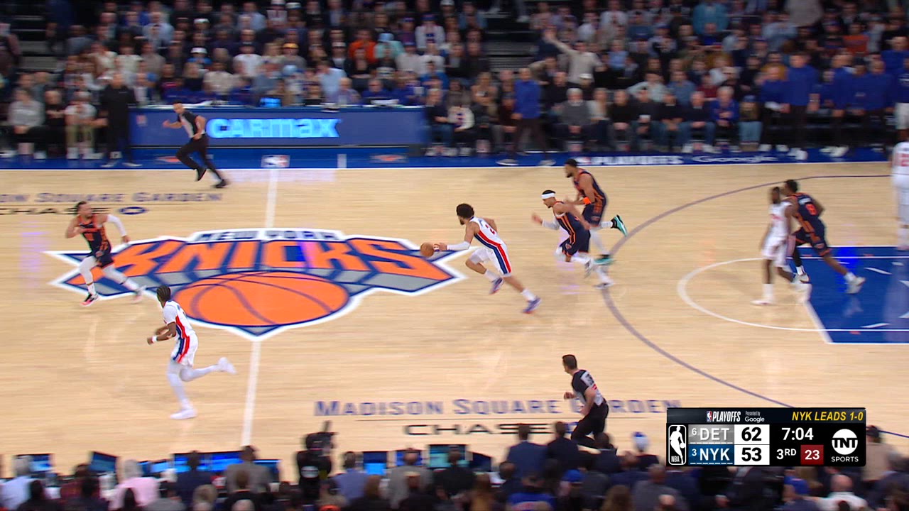 Clear-Path-To-The Basket-Foul: Pistons @ Knicks | NBA Official