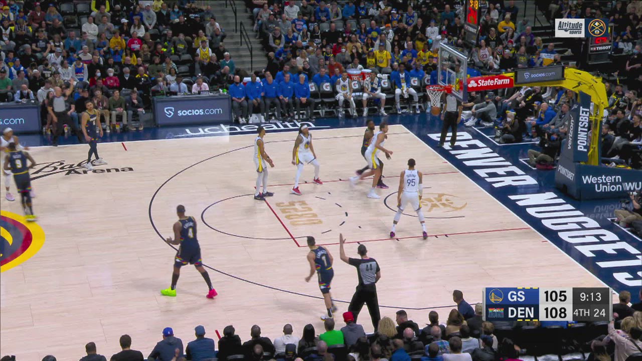 Clear-Path-To-The Basket-Foul: Warriors @ Nuggets | NBA Official