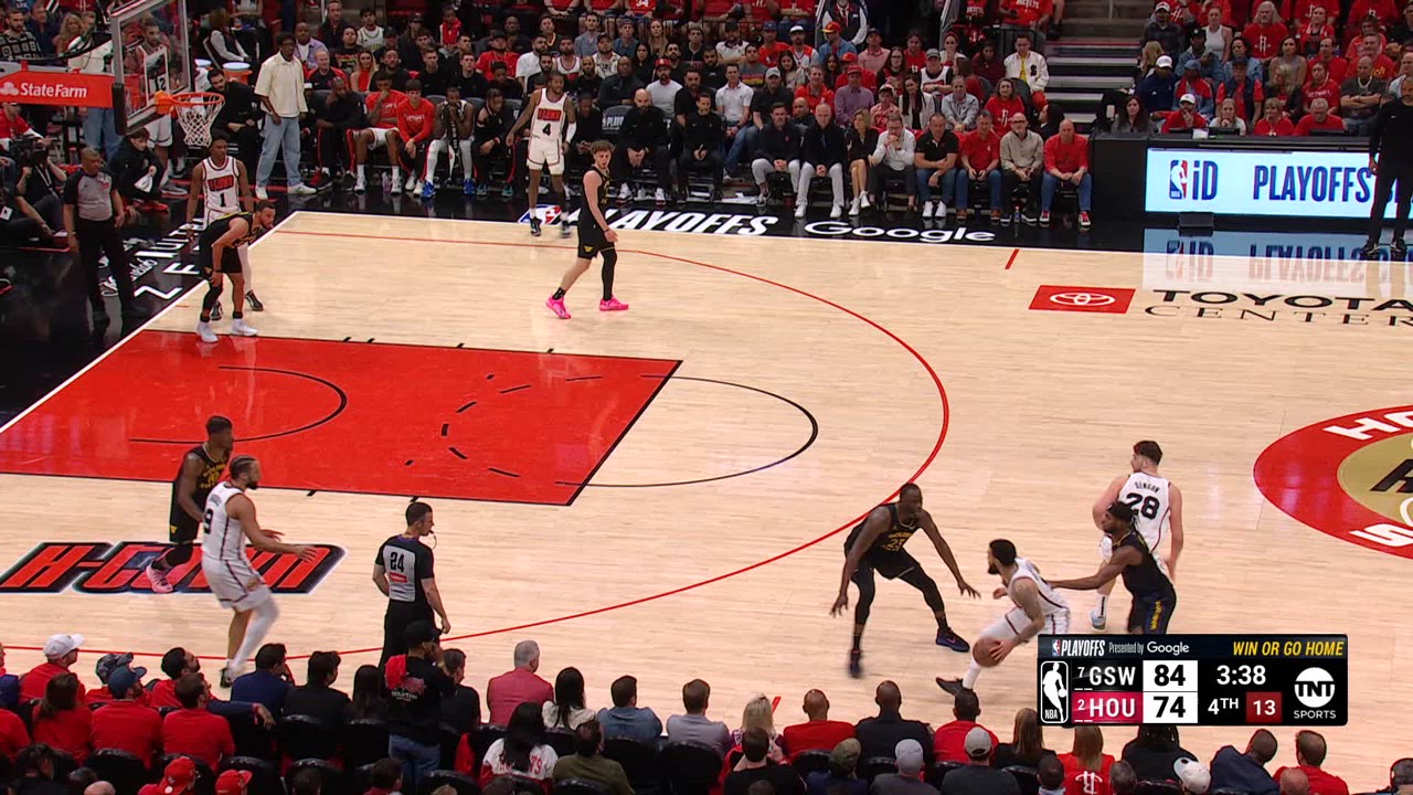 Clear-Path-To-The Basket-Foul: Warriors @ Rockets | NBA Official