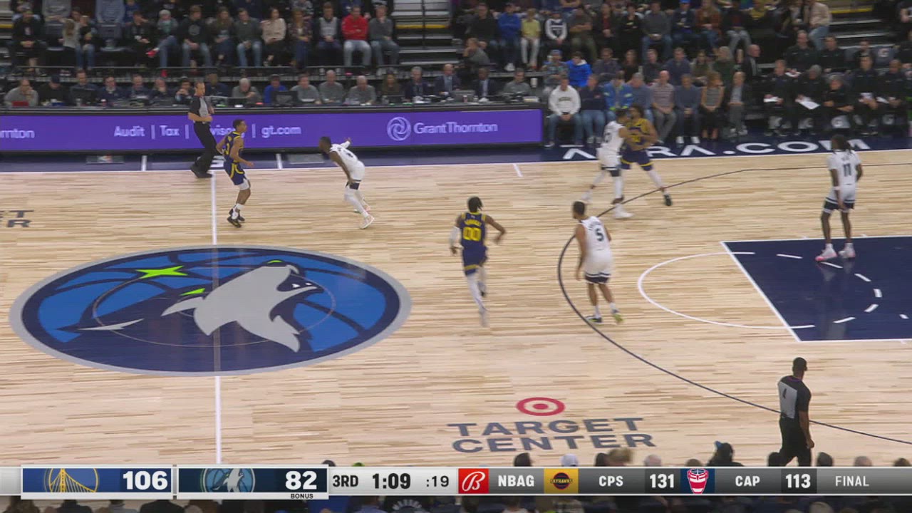 Clear-Path-To-The Basket-Foul: Warriors @ Timberwolves | NBA Official
